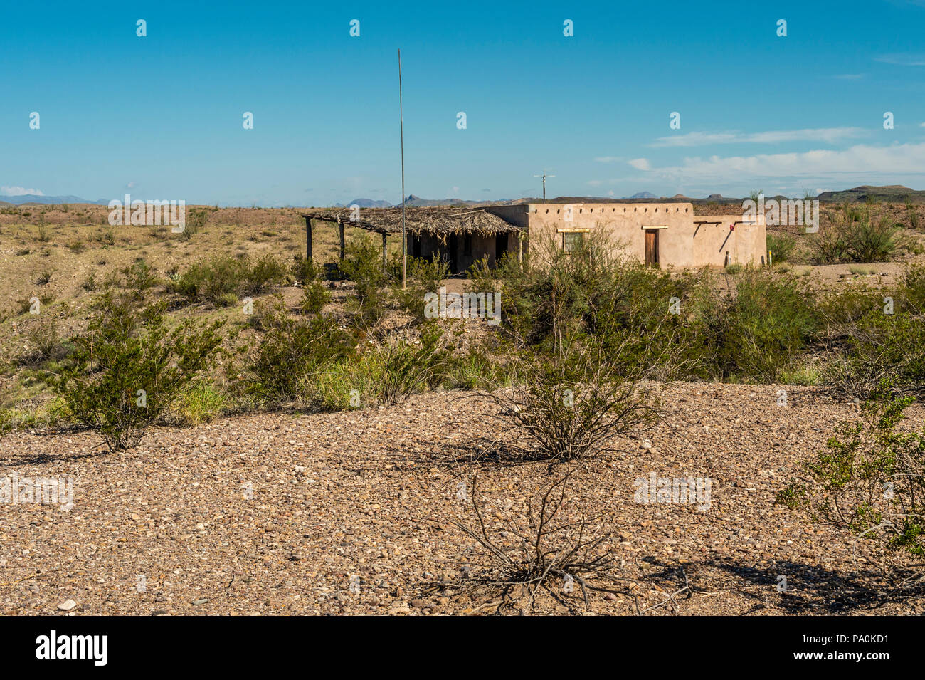 Castolon Historic District in Big Bend National Park in Texas Stock ...