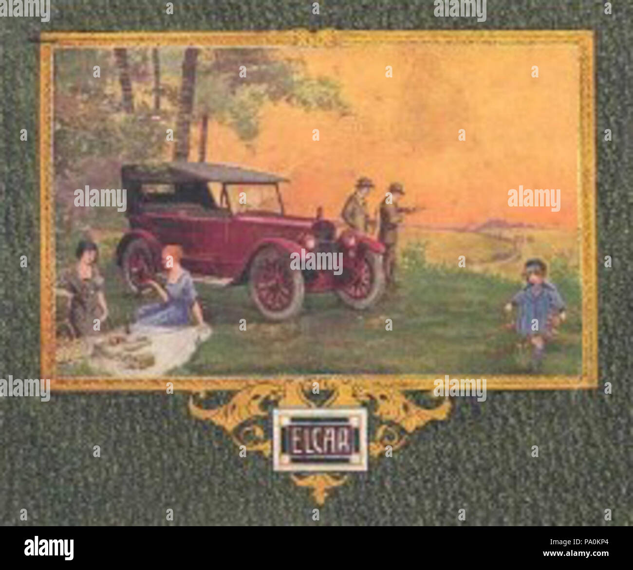 Brochure advertising advertisement car automobile hi-res stock ...