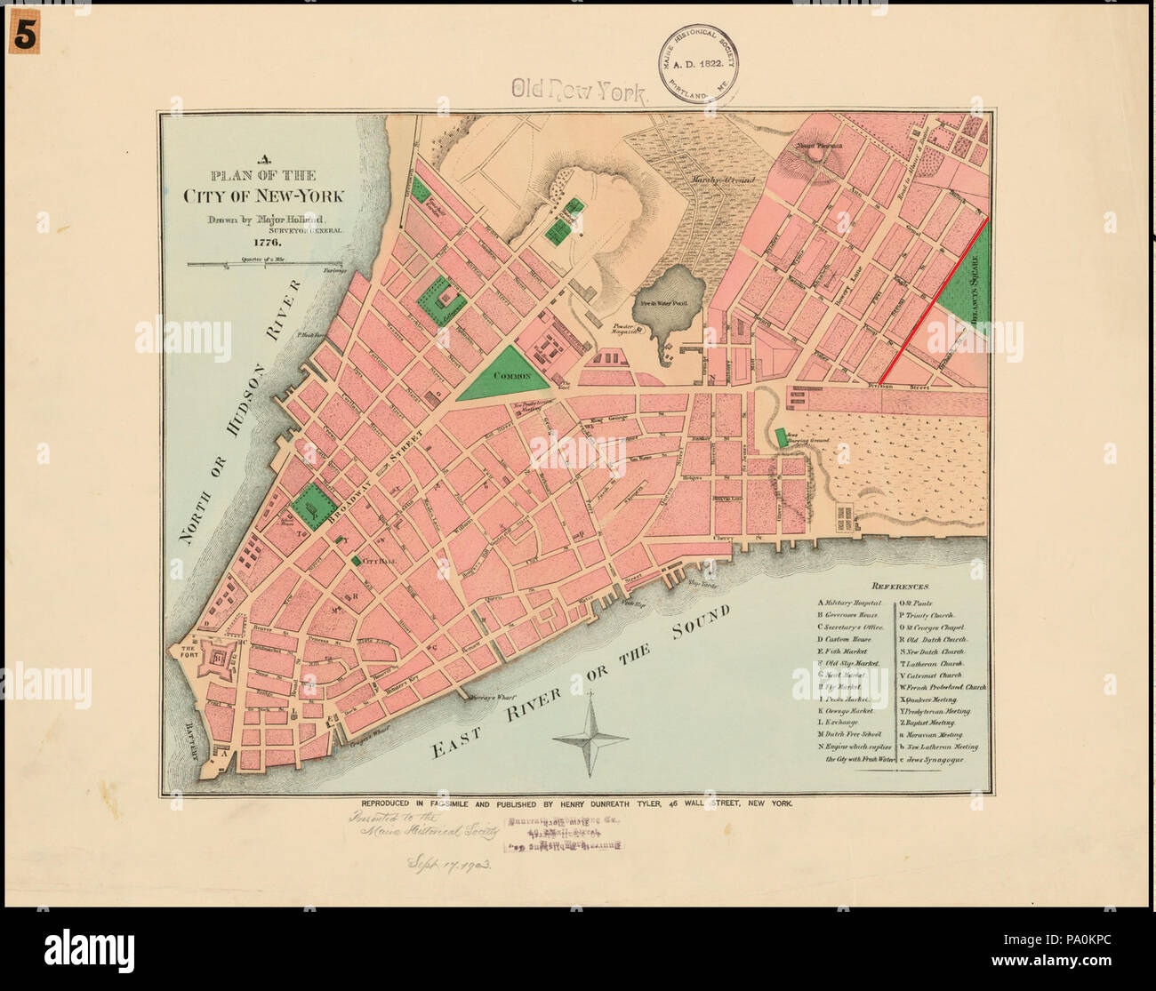 New york 1776 hi-res stock photography and images - Alamy