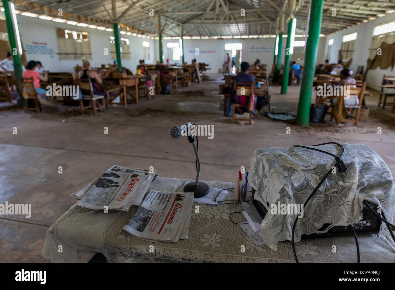 Lector tobacco factory hi-res stock photography and images - Alamy