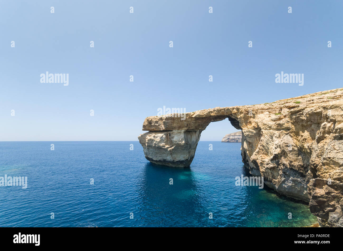 Azure window on Gozo Island - Malta Stock Photo - Alamy