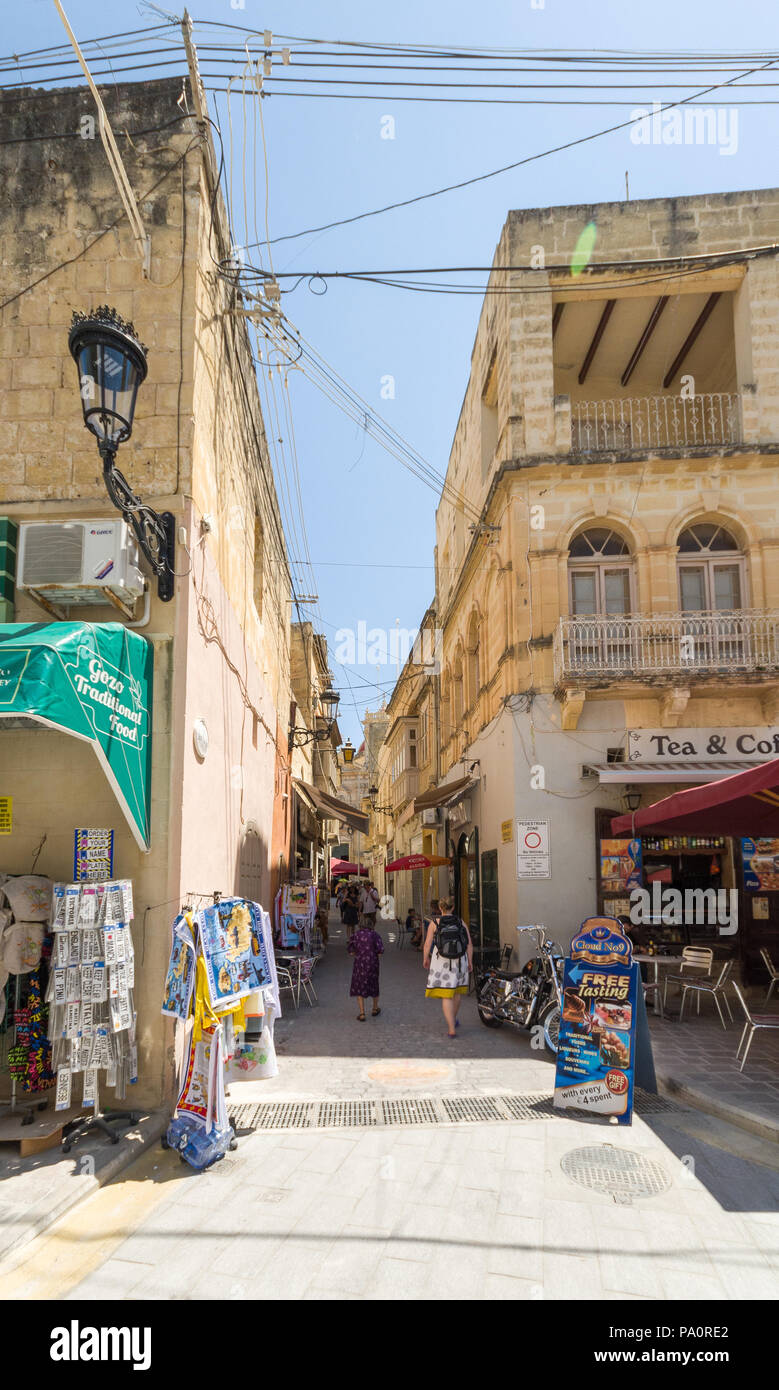 Rabat city in Gozo Island - Malta Stock Photo - Alamy