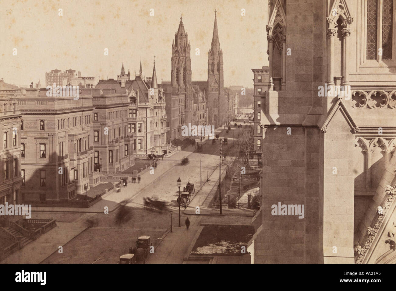 646 Fifth Avenue and the Vanderbilt Mansions seen from St.Patrick's ...