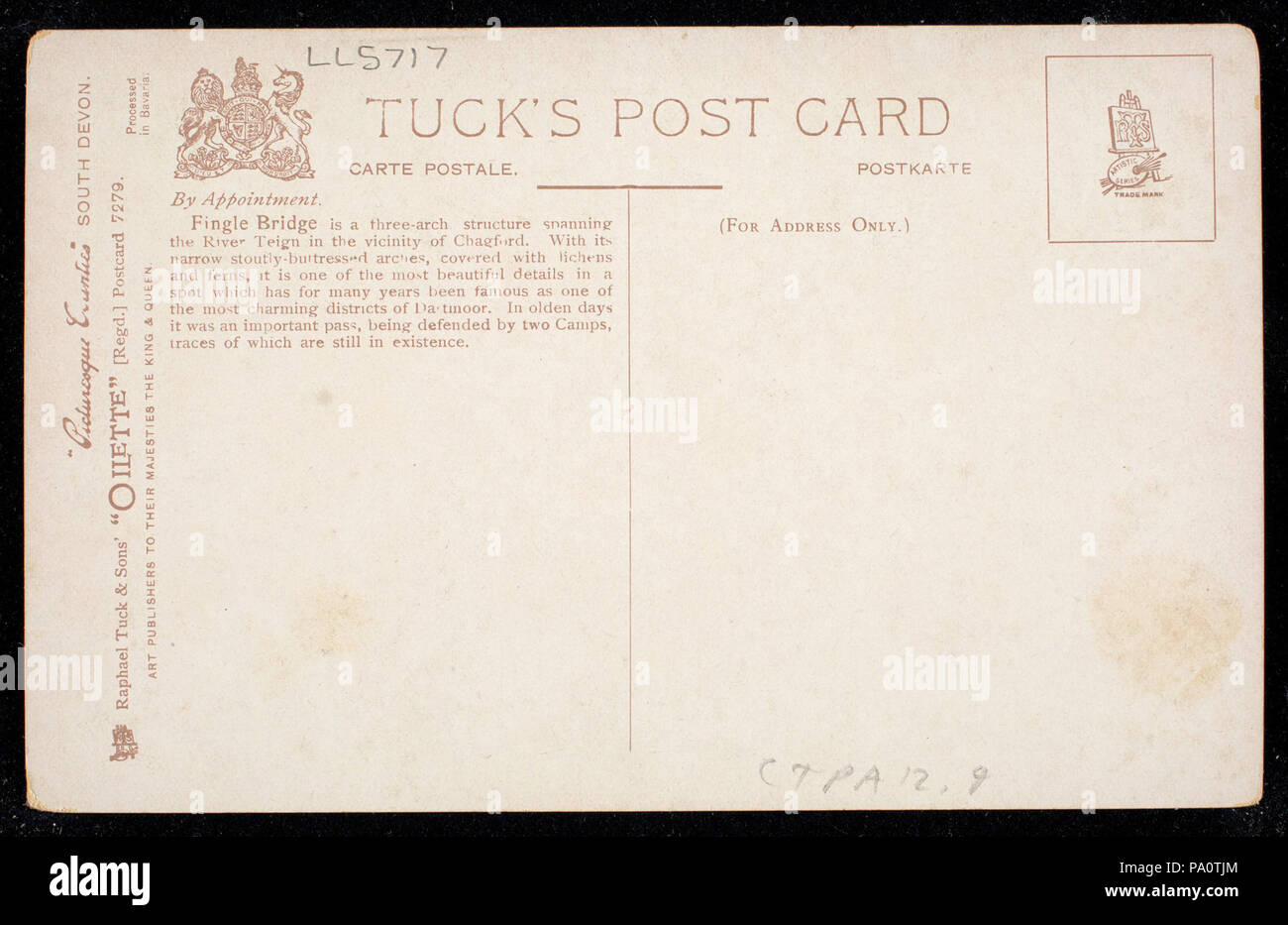 647 Fingle Bridge, Dartmoor, South Devon (NBY 439476 Stock Photo - Alamy