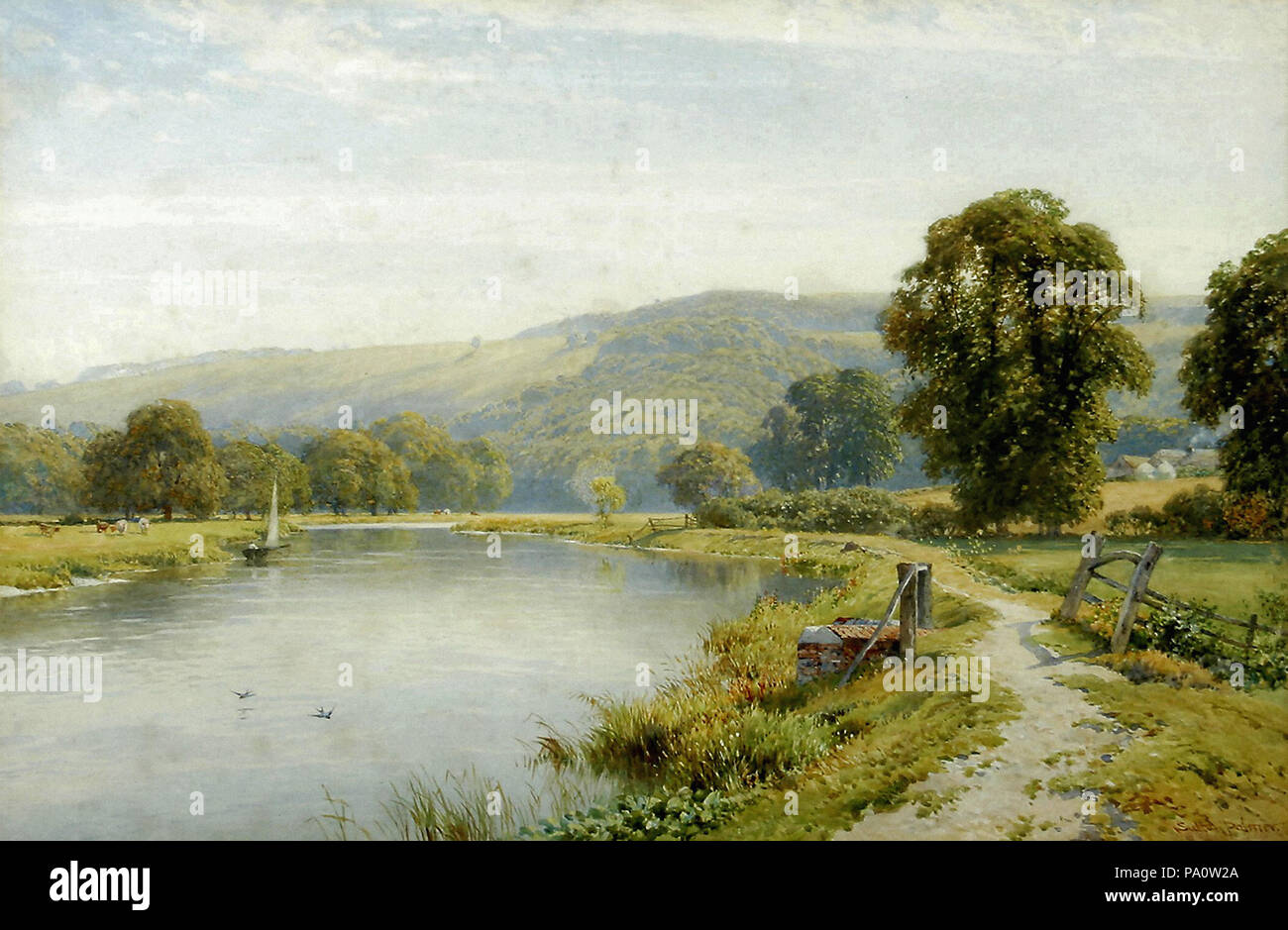 Palmer Harry Sutton - on the Thames Stock Photo - Alamy