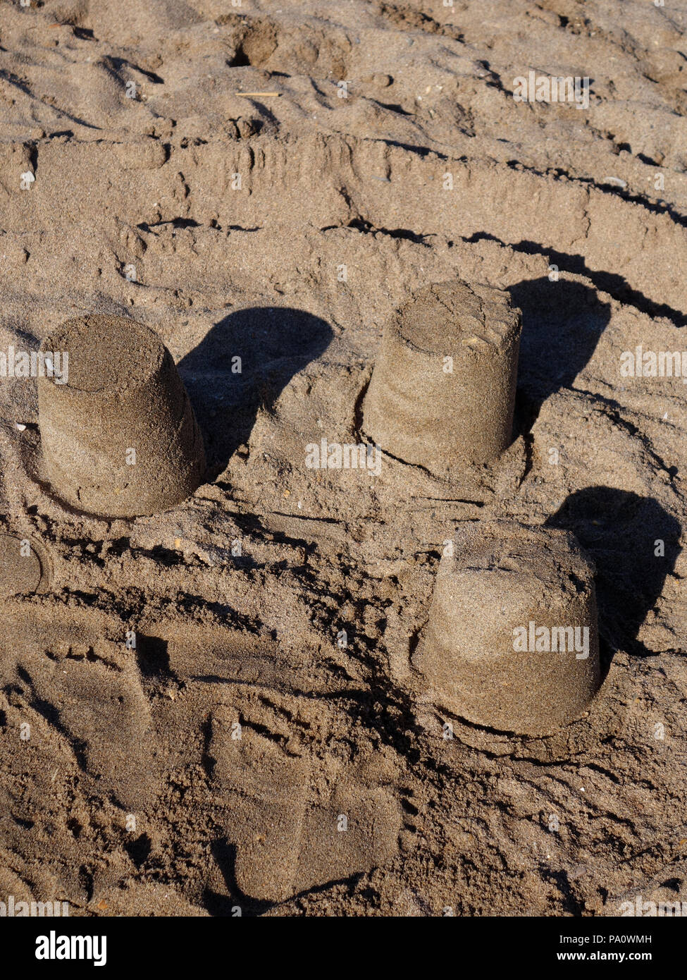 Sandcastle beach no people hi-res stock photography and images - Alamy