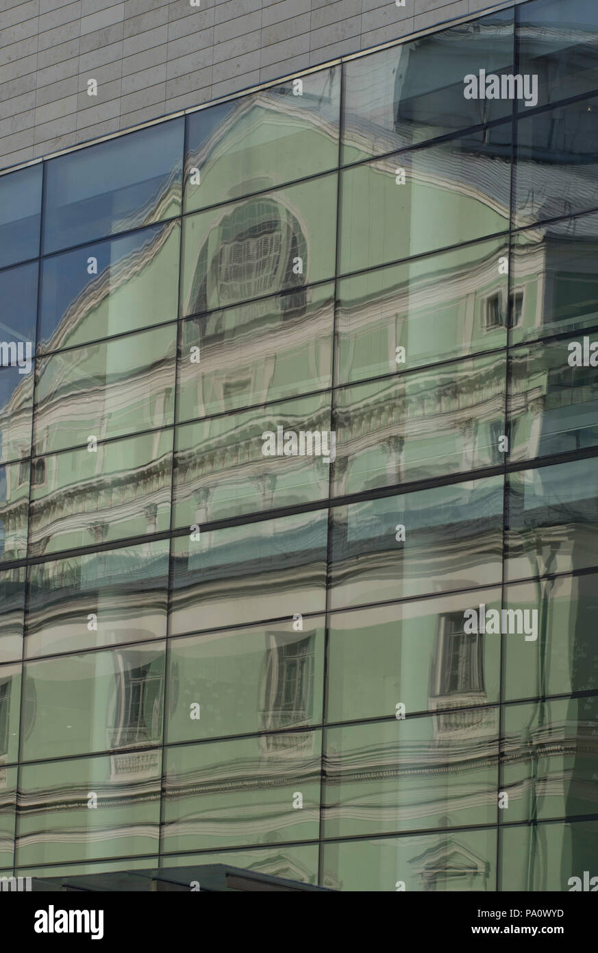 Old and new buildings of the Mariinsky Ballet Theatre, former Kirov, in ...