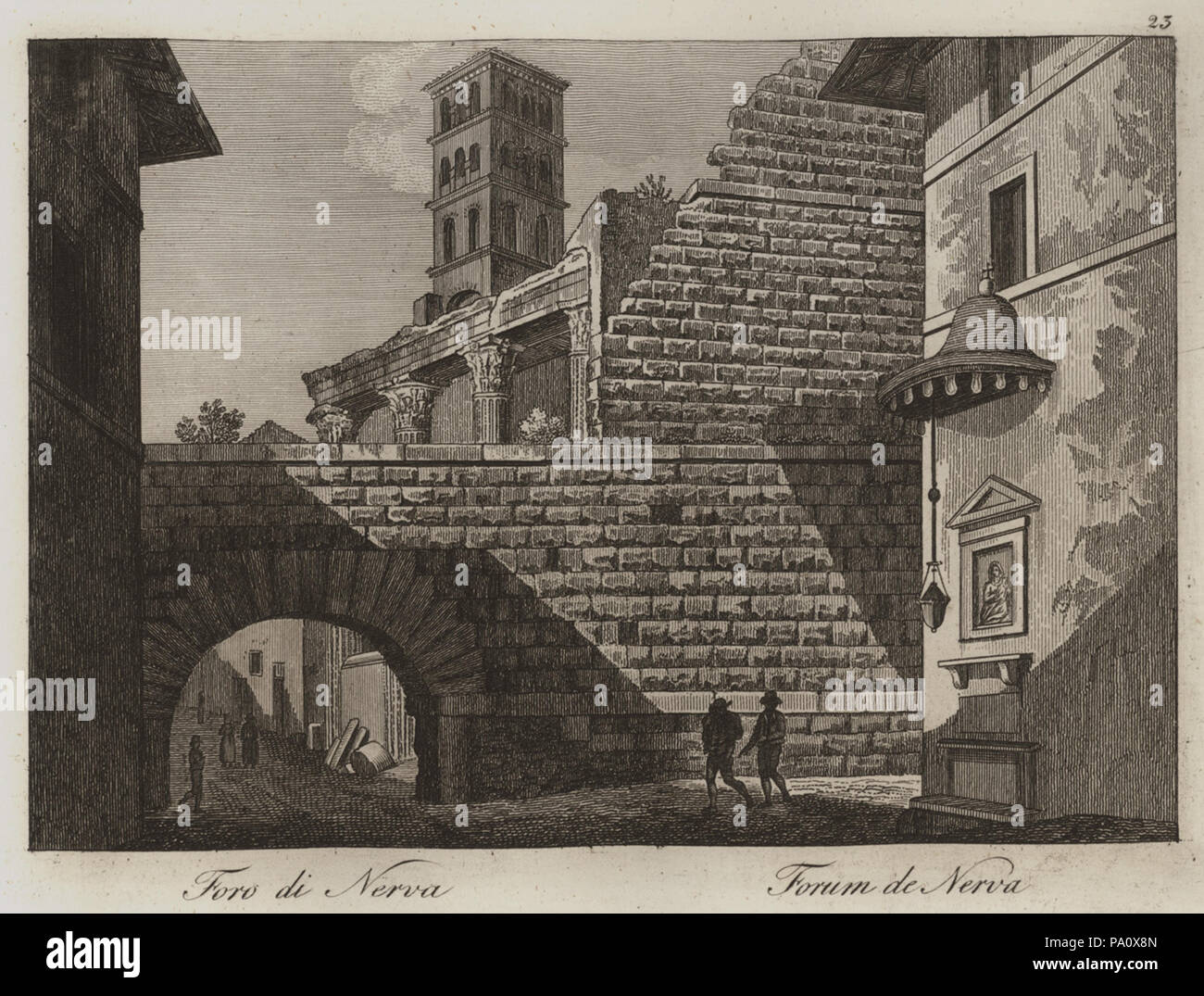 662 Foro di Nerva - Li Monumenti Piú Celebri Di Roma Antica E Moderna ...