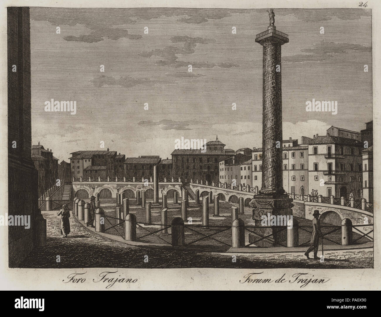 662 Foro Trajano - Li Monumenti Piú Celebri Di Roma Antica E Moderna ...