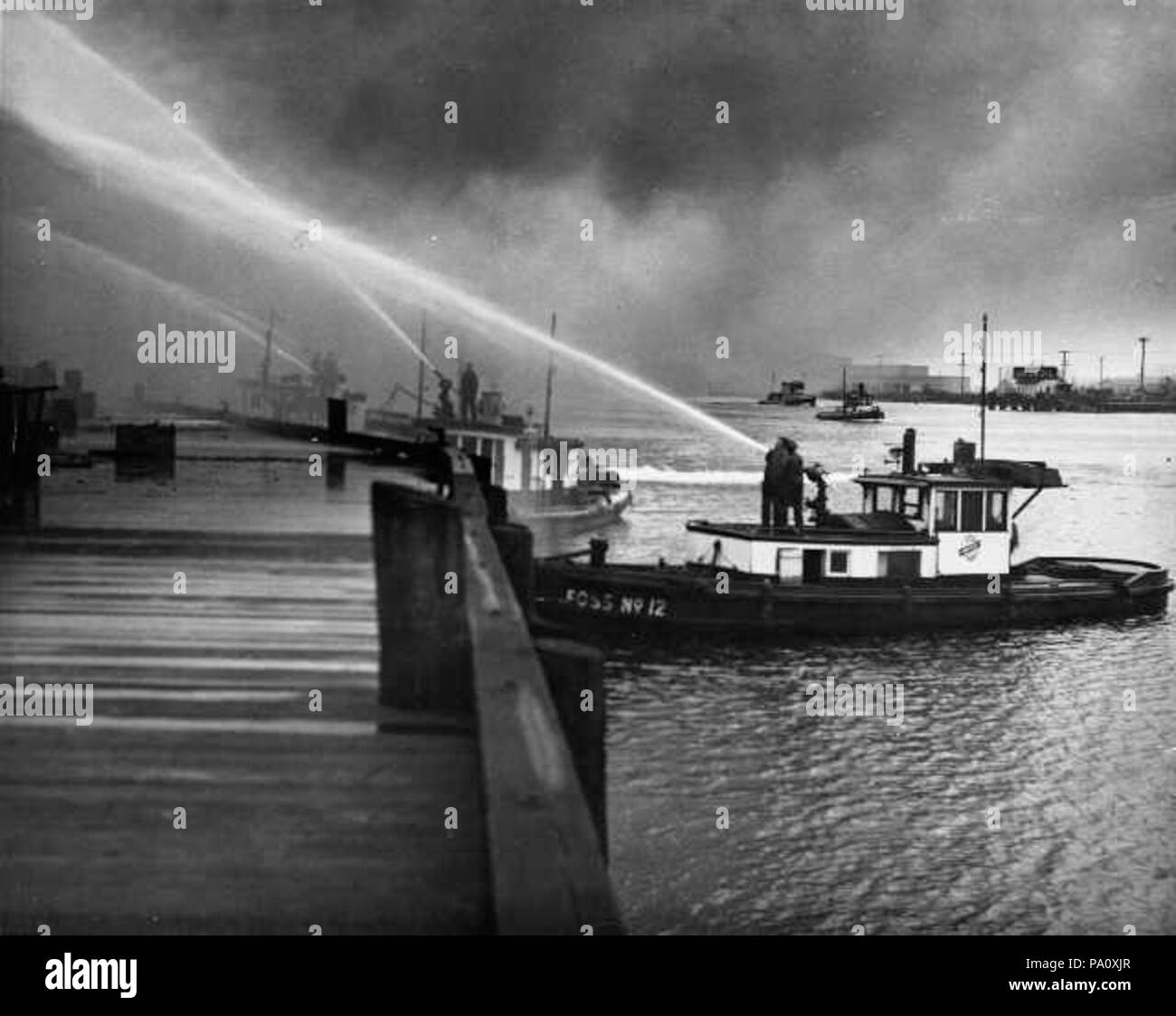 Firefighting tools equipment Black and White Stock Photos & Images - Alamy