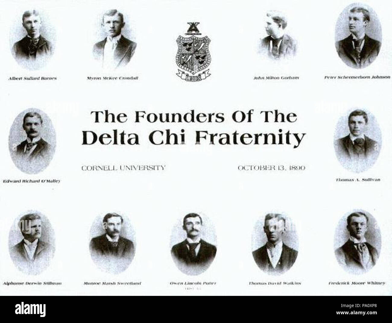 664 Founders of Delta Chi Stock Photo - Alamy