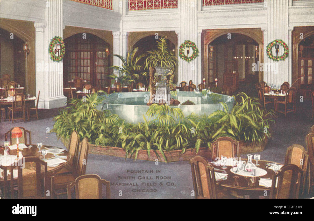 665 Fountain in South Grill Room, Marshall Field & Co, Chicago (NBY ...