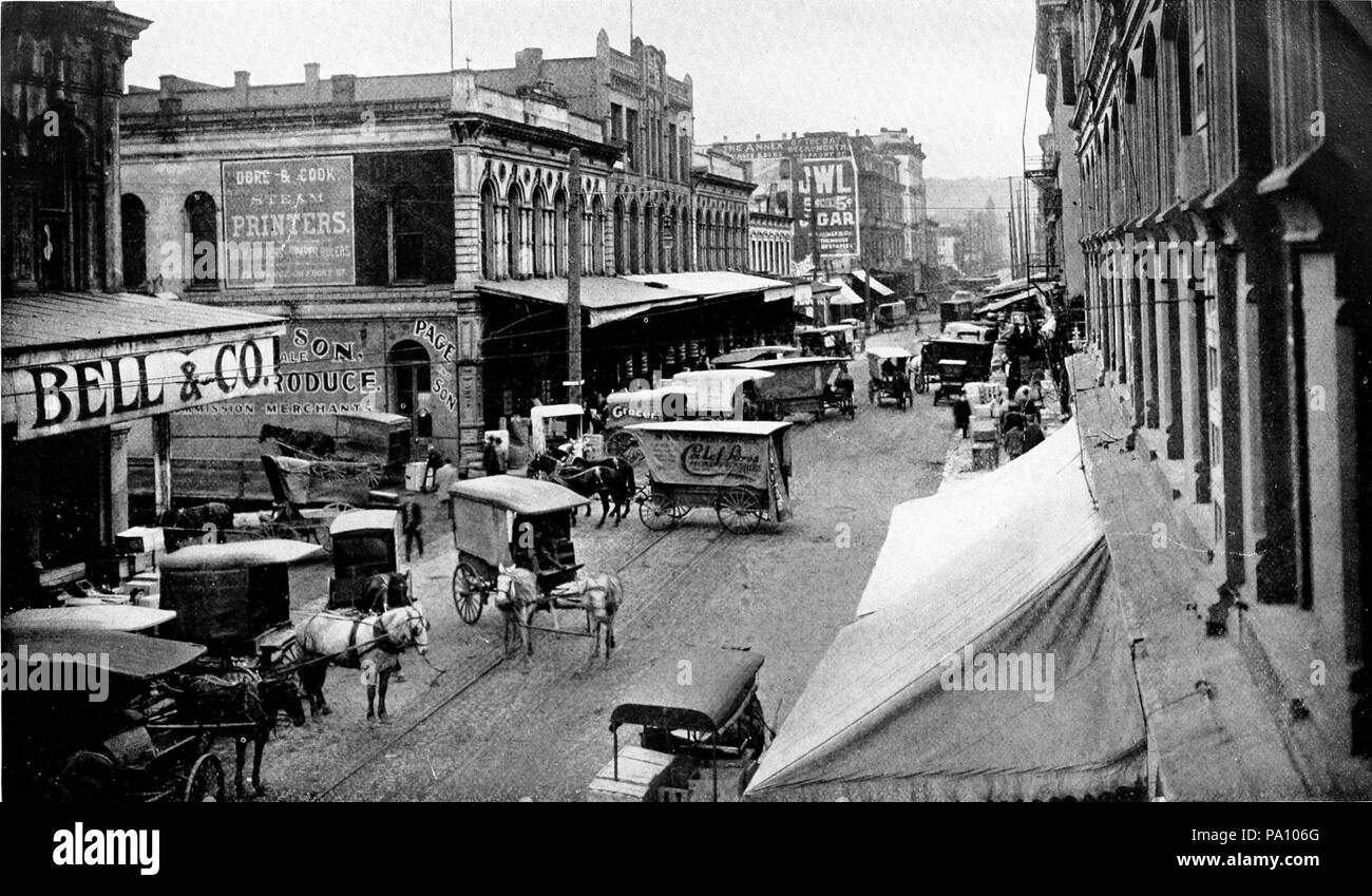 680 Front Street in 1910 Stock Photo - Alamy