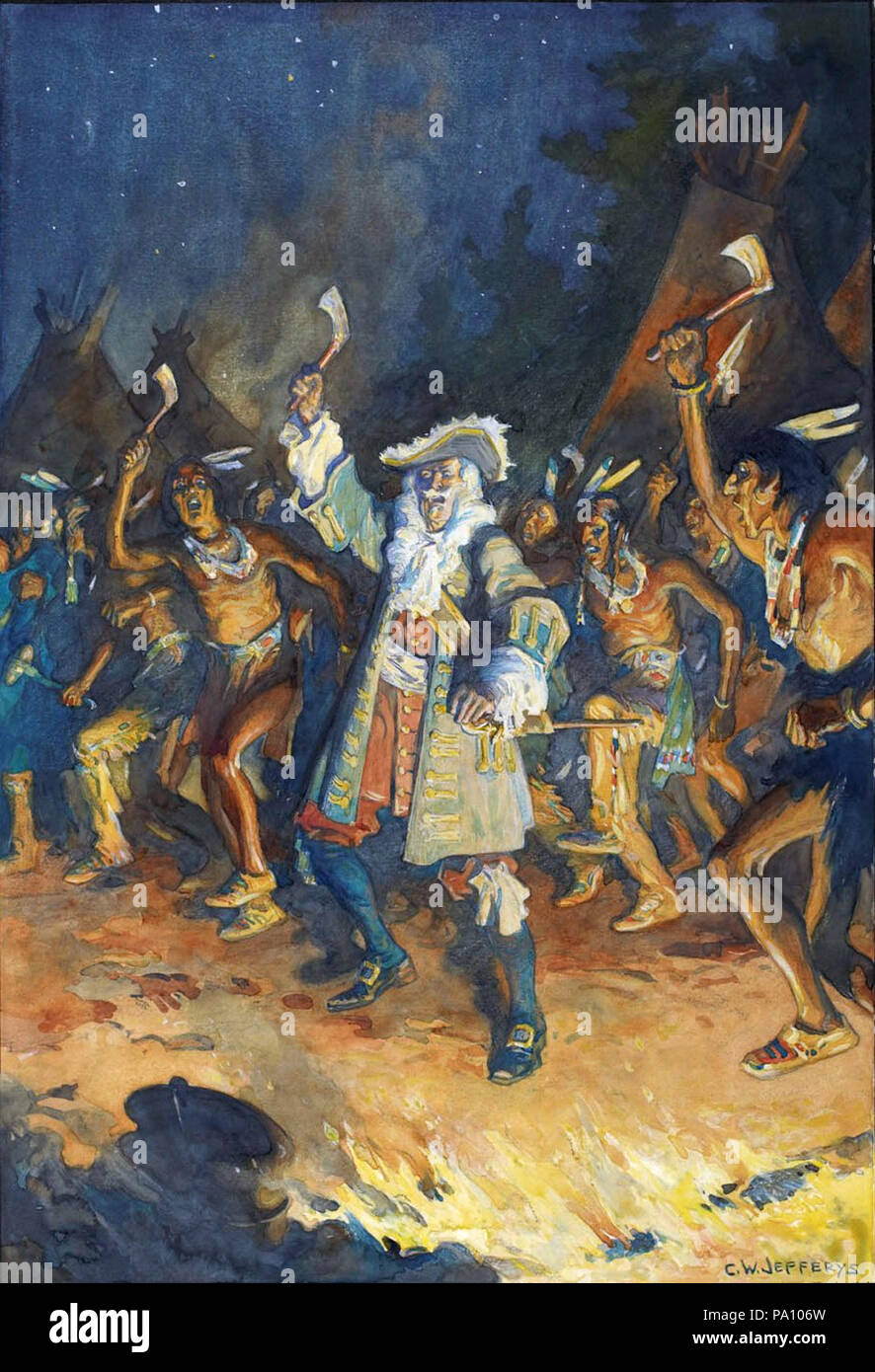 American indians 1600's hi-res stock photography and images - Alamy