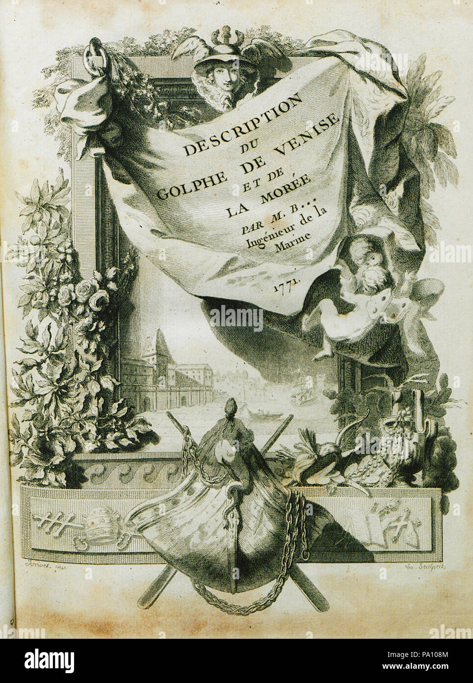 680 Frontispiece - Bellin Jacques-nicolas - 1771 Stock Photo - Alamy
