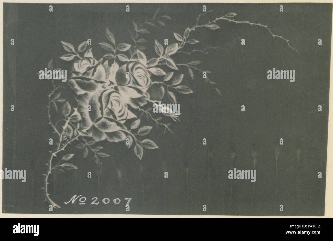 683 Funeral card design no 2007 (HS85-10-174F Stock Photo - Alamy