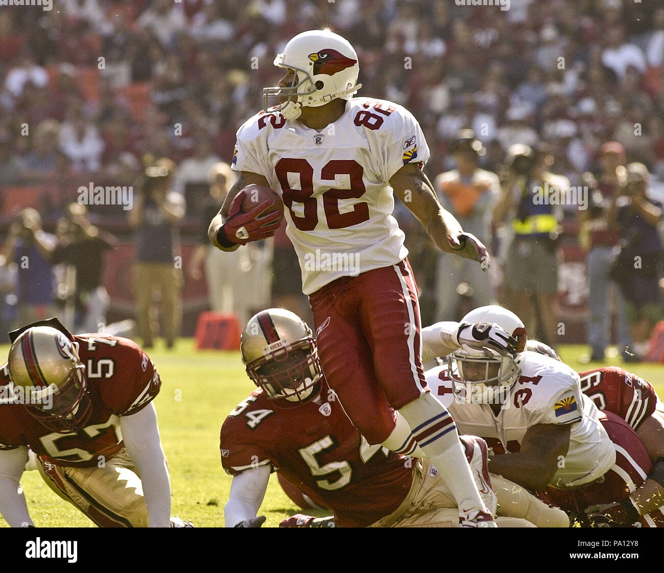 San Francisco, California, USA. 27th Oct, 2002. Arizona Cardinals wide ...