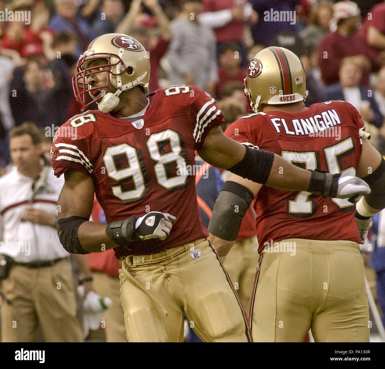 San Francisco, California, USA. 10th Nov, 2002. San Francisco 49ers ...