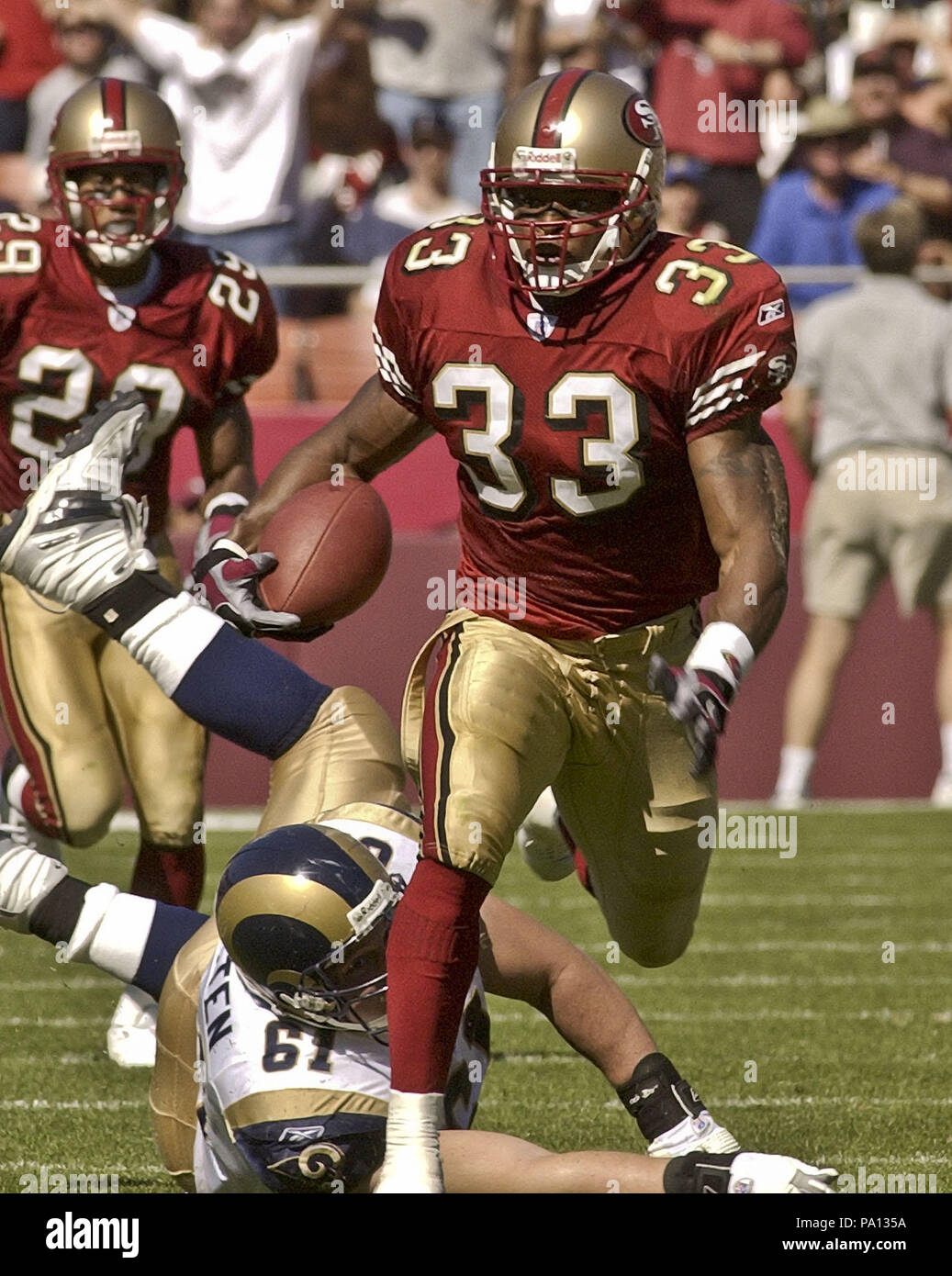 San Francisco, California, USA. 6th Oct, 2002. San Francisco 49ers ...