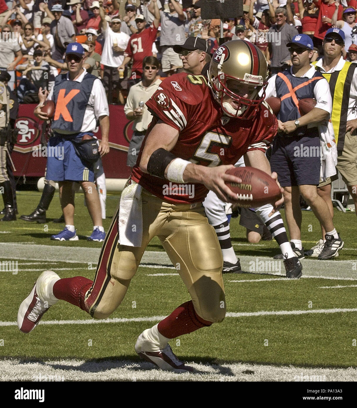 San Francisco, California, USA. 6th Oct, 2002. San Francisco 49ers ...
