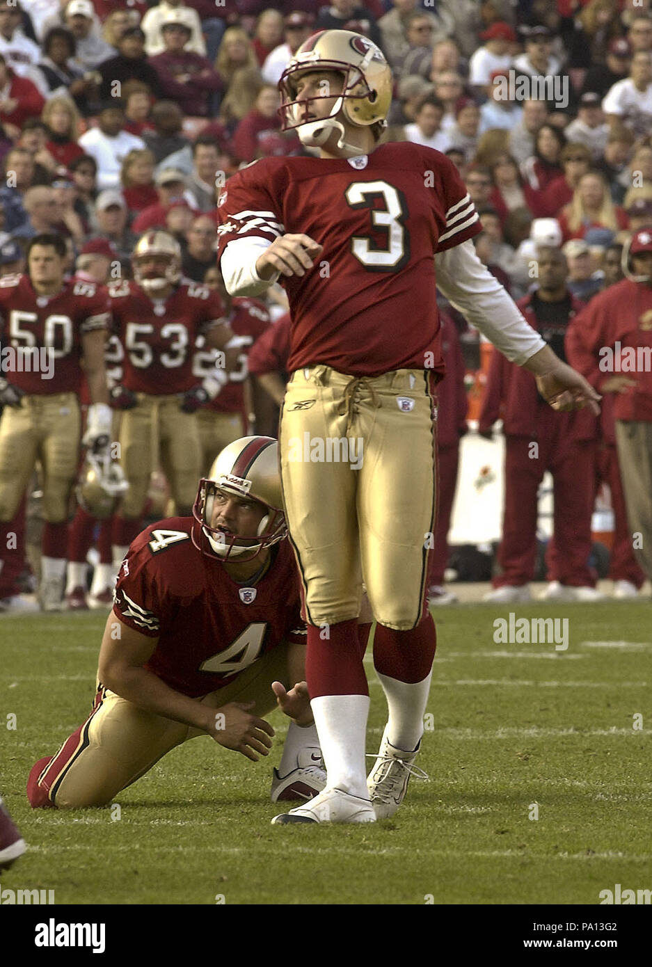 San Francisco, California, USA. 1st Dec, 2002. San Francisco 49ers ...