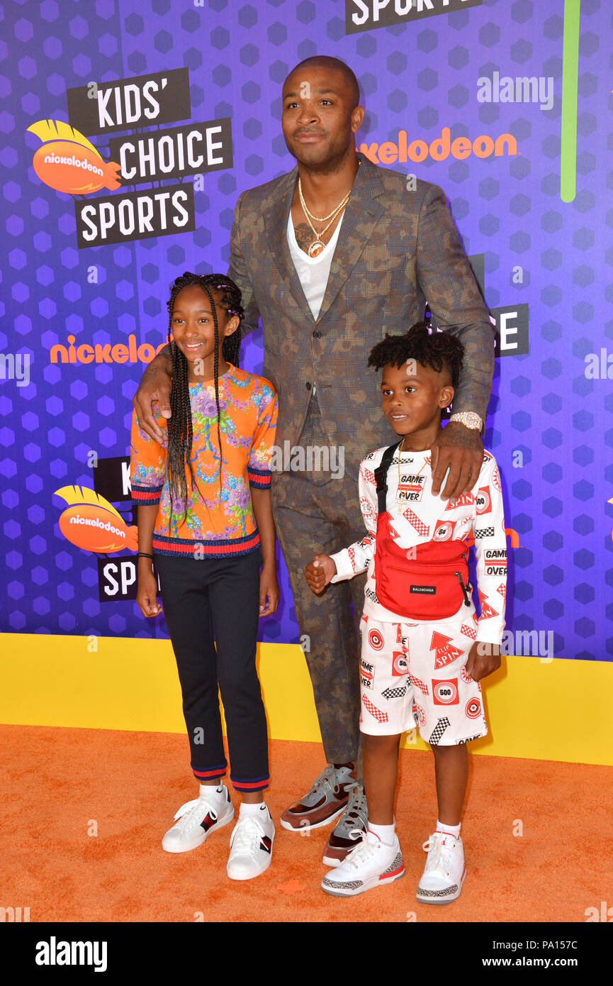 Santa Monica, California, USA. 19th July, 2018. P. J. Tucker, Aaliyah ...