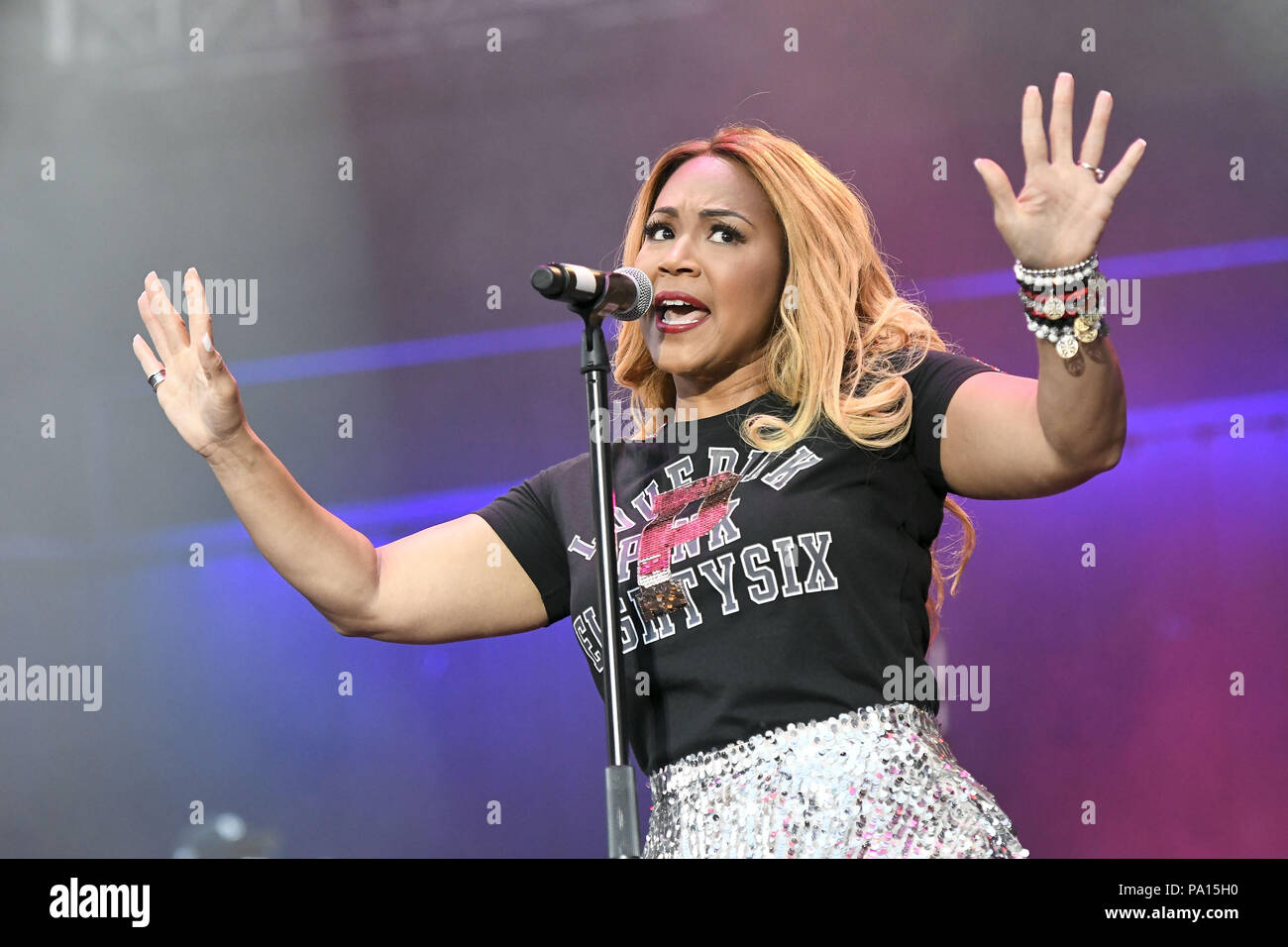 Gospel Singer Erica Campbell High Resolution Stock Photography and ...