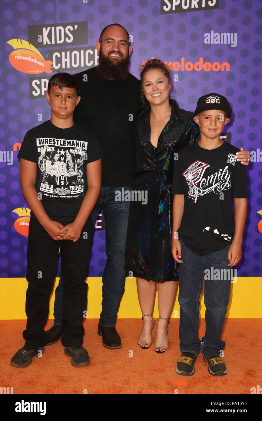 Santa Monica, Ca. 19th July, 2018. WWE wrestler Ronda Rousey, mixed ...