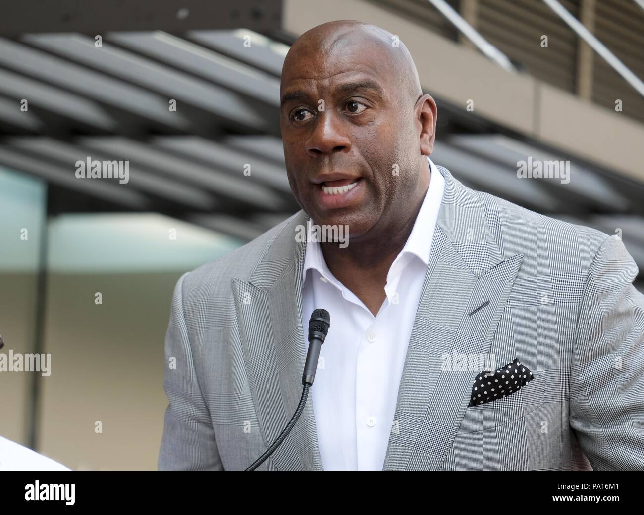 Los Angeles, California, USA. 19th July, 2018. Magic Johnson attends ...