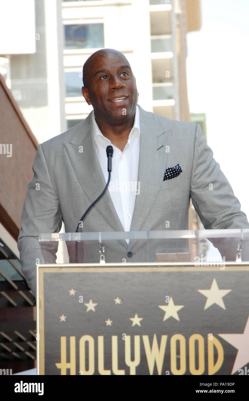 Los Angeles, CA, USA. 19th July, 2018. Magic Johnson at the induction ...