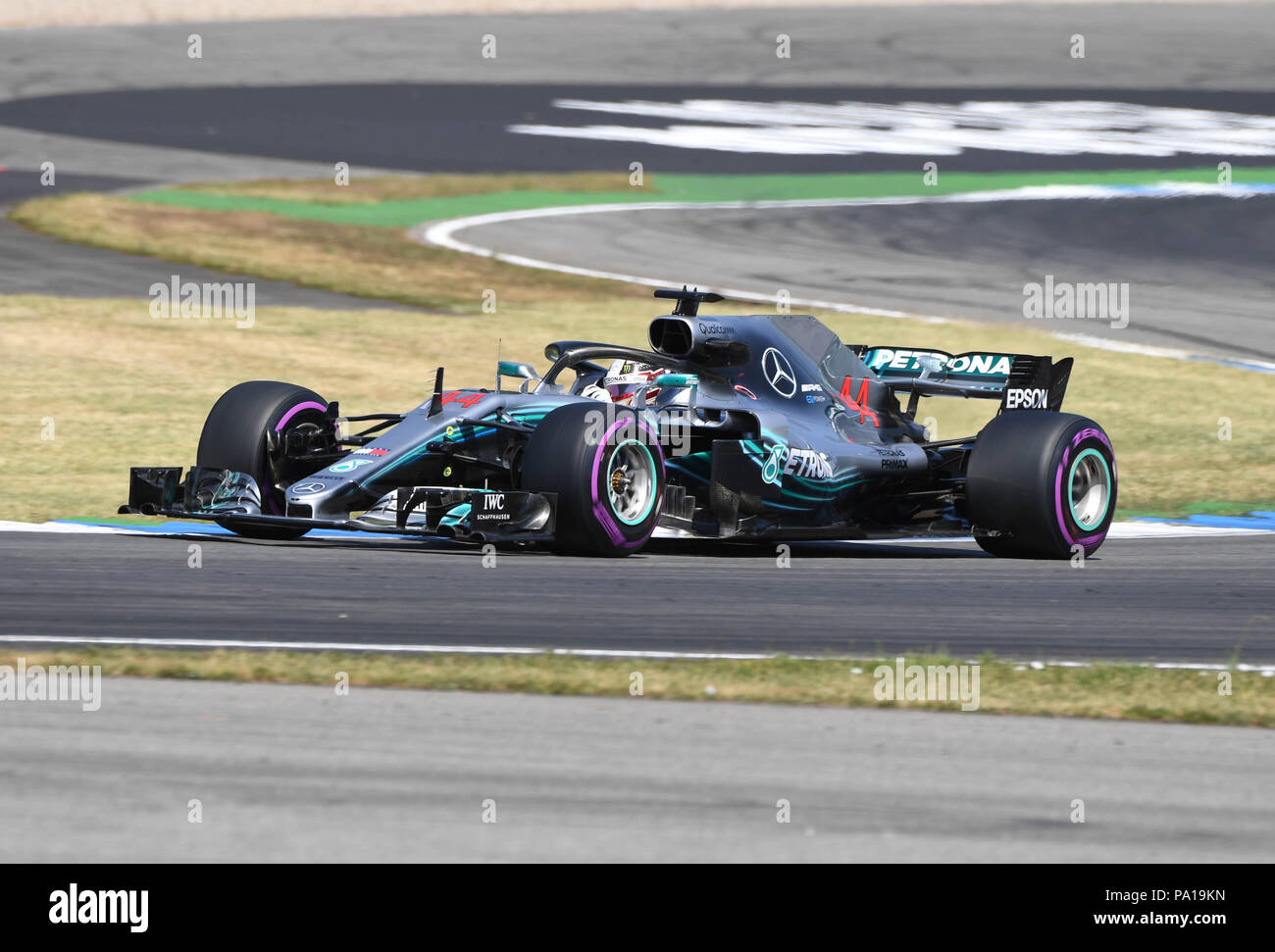 Lewis hamilton german grand prix 2018 hi-res stock photography and ...