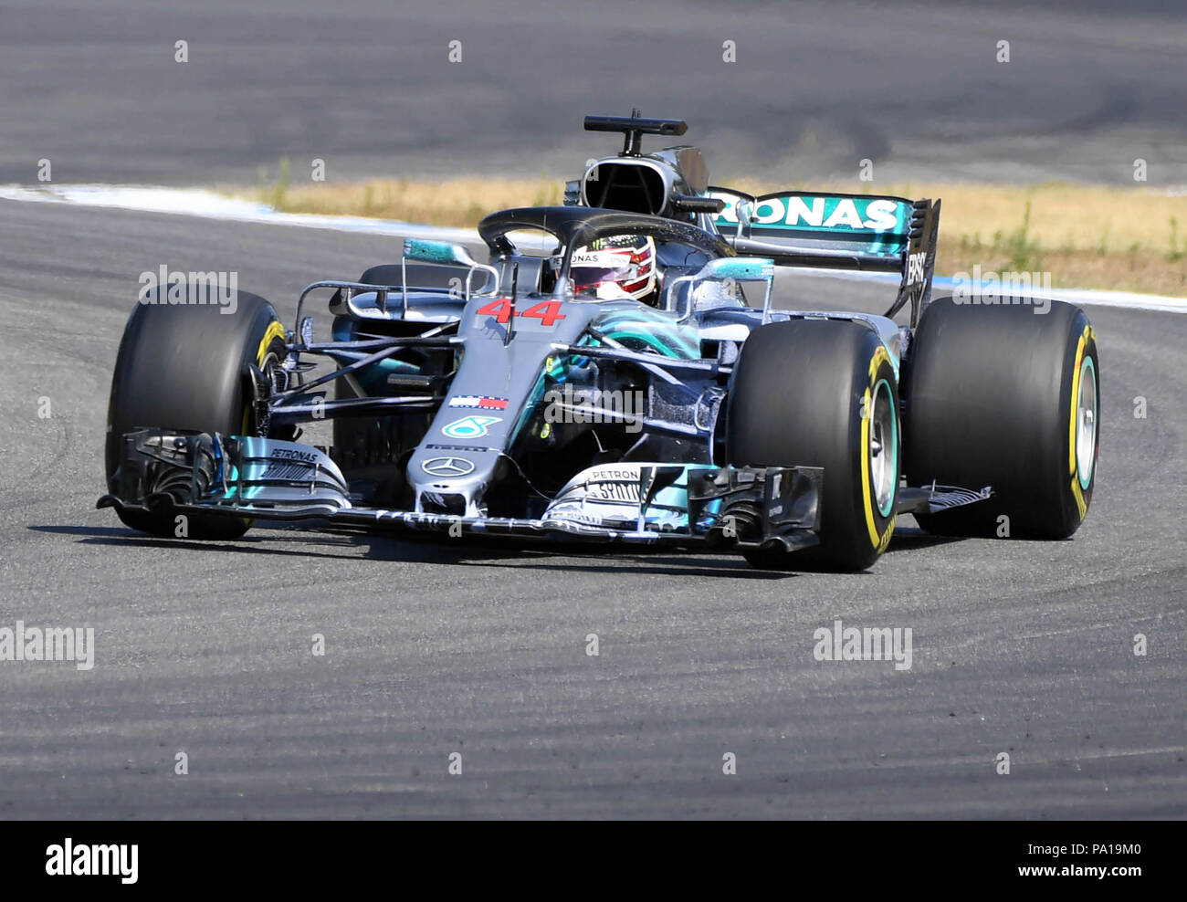 Lewis hamilton german grand prix 2018 hi-res stock photography and ...
