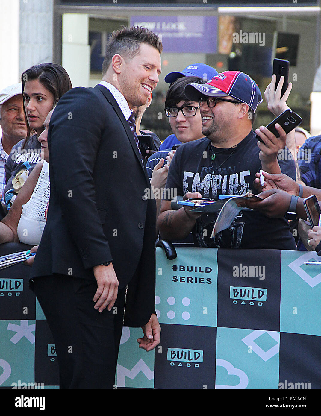 New York, NY, USA. 19th July, 2018. Mike 'The Miz' at Build Series to ...