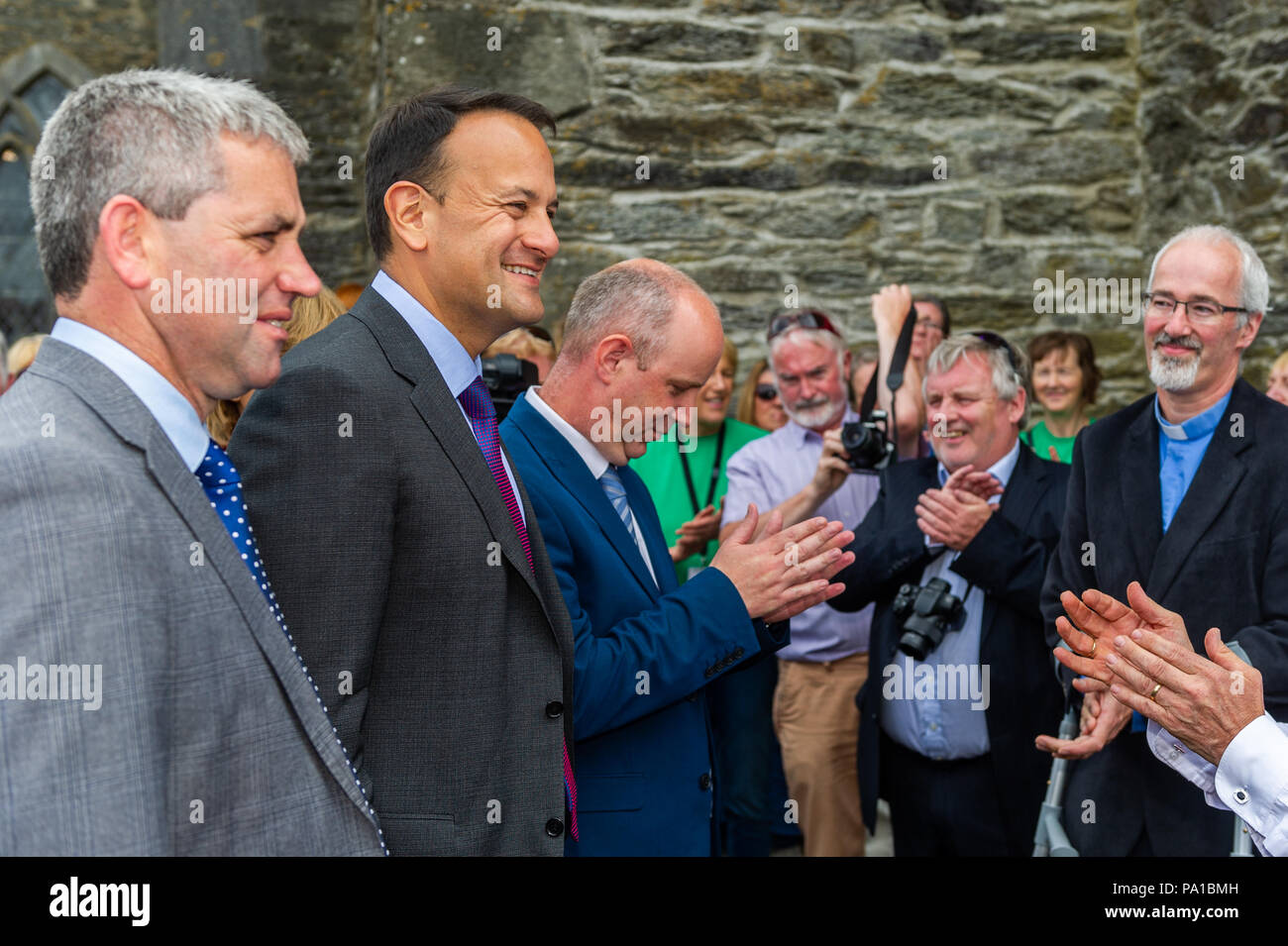 Dunmanway, West Cork, Ireland. 20th July, 2018. Taoiseach Leo Varadkar ...