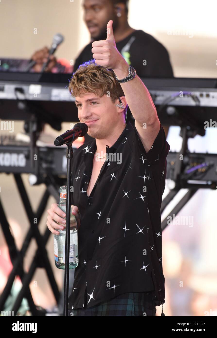 New York, NY, USA. 20th July, 2018. on stage for Charlie Puth in ...