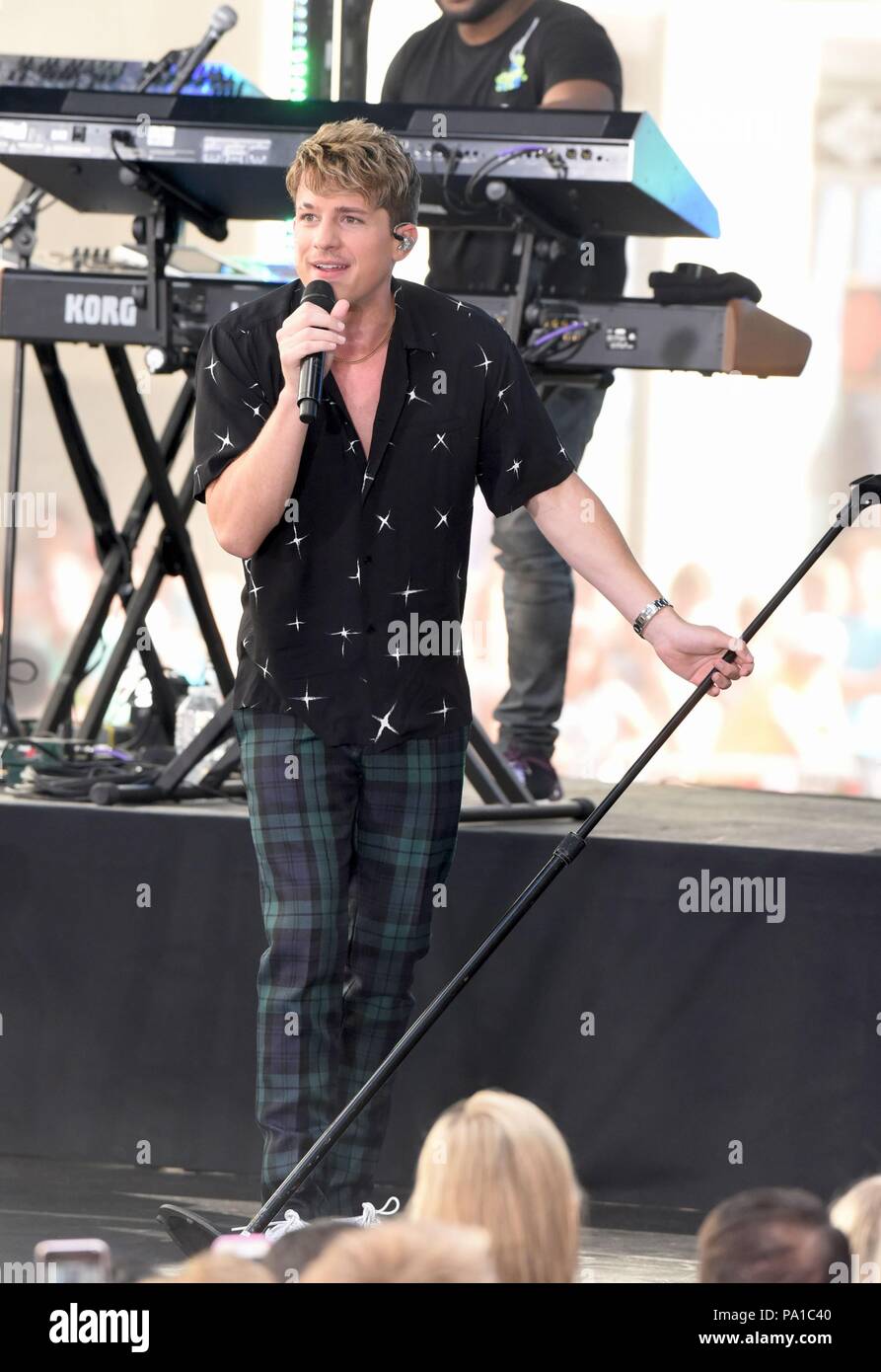 New York, NY, USA. 20th July, 2018. Charlie Puth on stage for Charlie ...