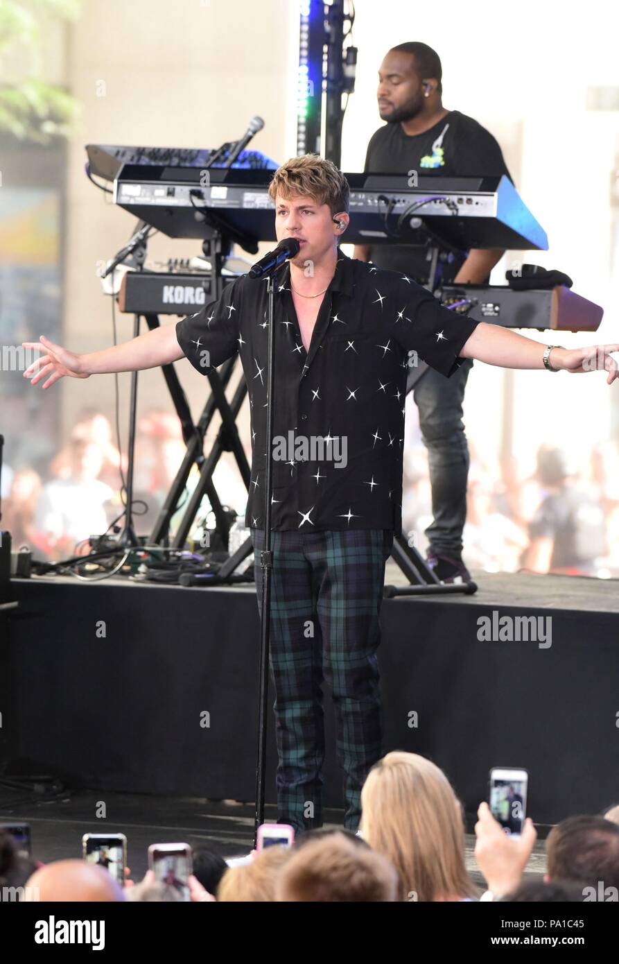 New York, NY, USA. 20th July, 2018. Charlie Puth on stage for Charlie ...