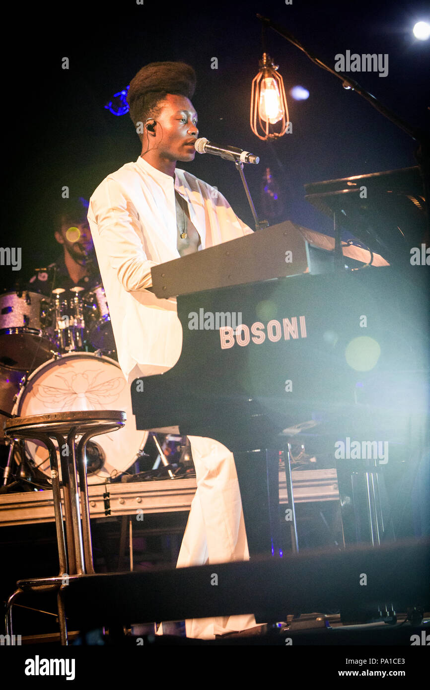 Milan Italy. 19 July 2018. The English musician and poet BENJAMIN ...