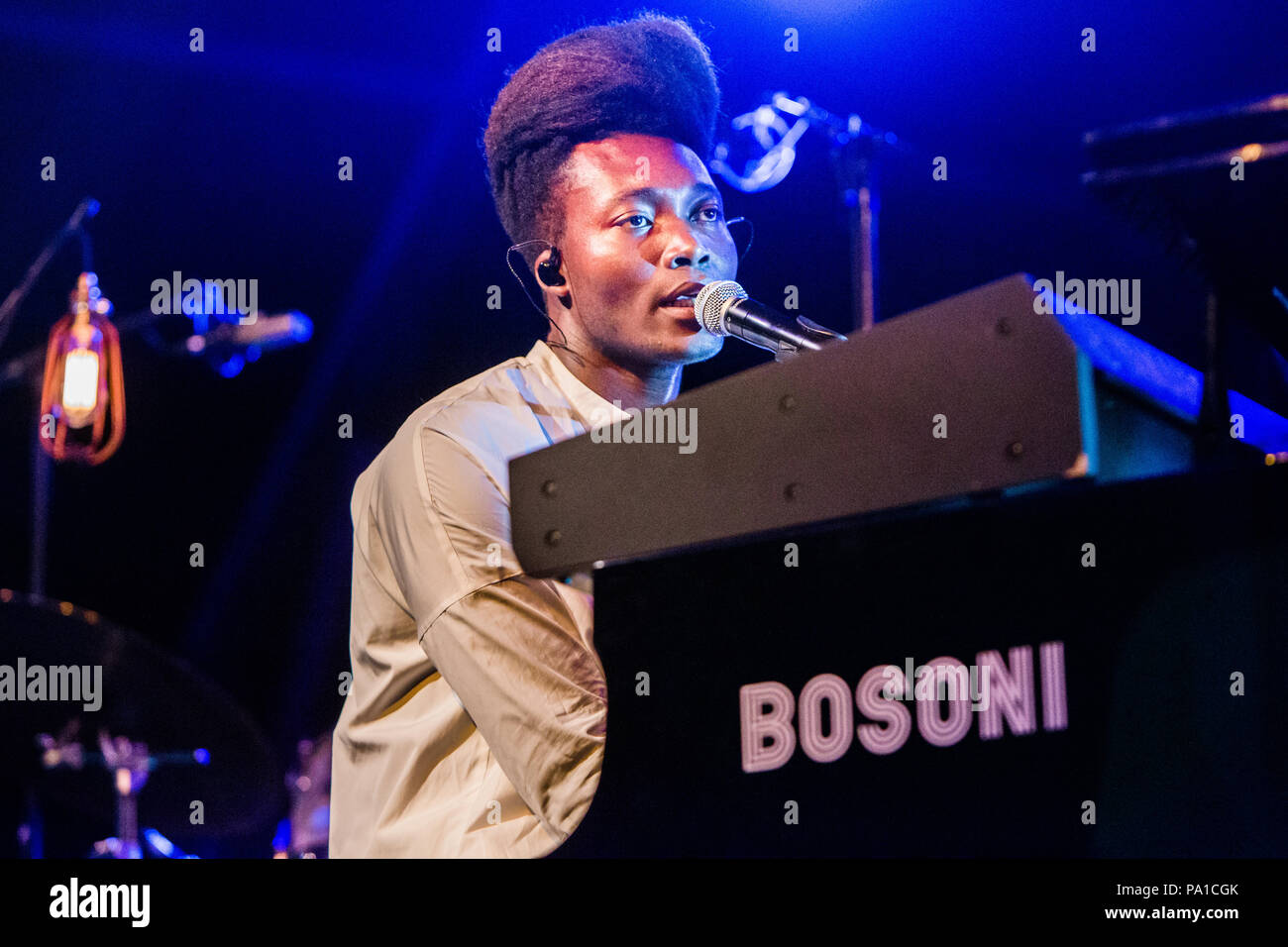 Milan Italy. 19 July 2018. The English musician and poet BENJAMIN ...