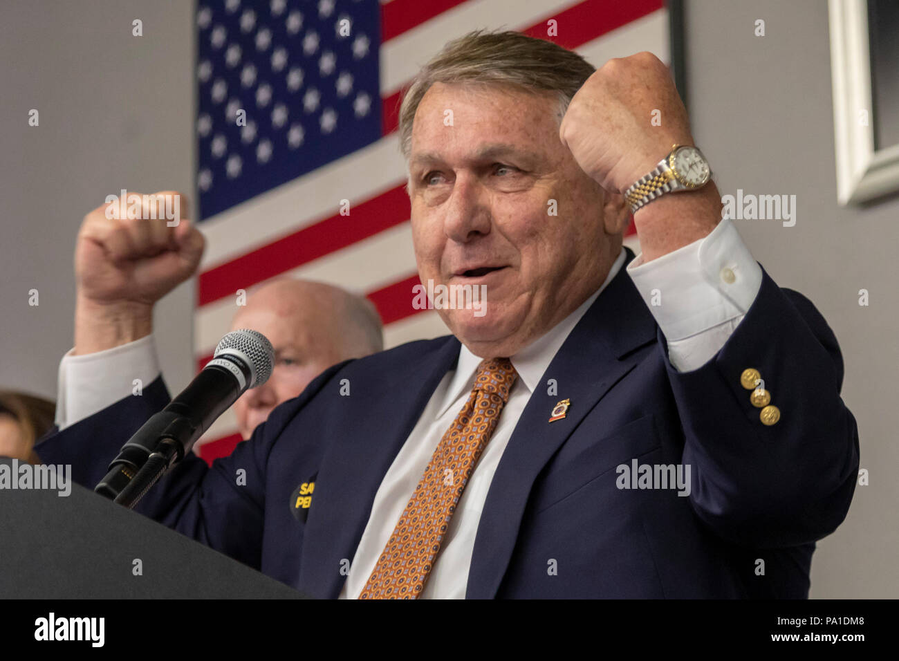 Teamsters union flag hi-res stock photography and images - Alamy