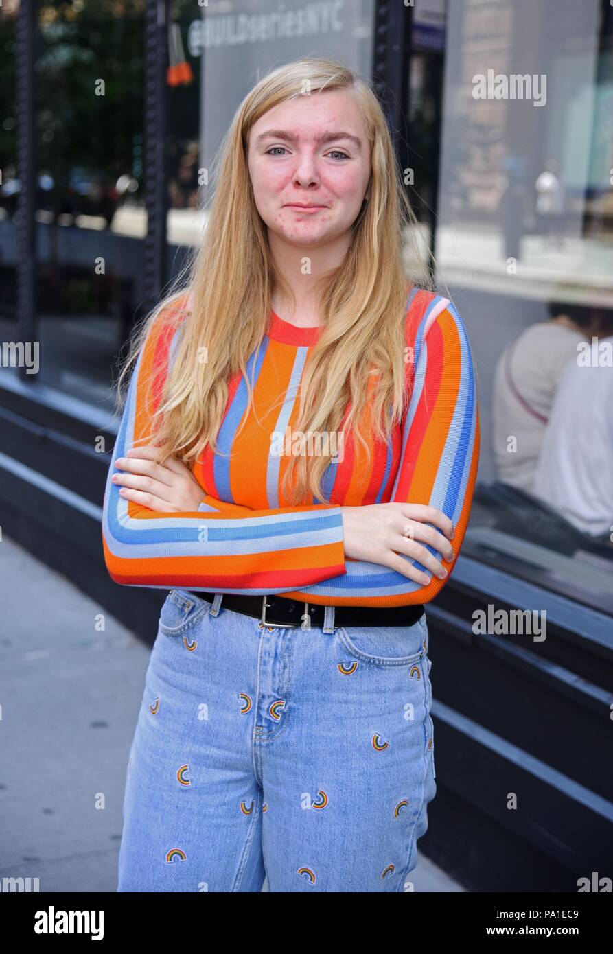 New York, NY, USA. 20th July, 2018. Elsie Fisher, seen at BUILD Series ...