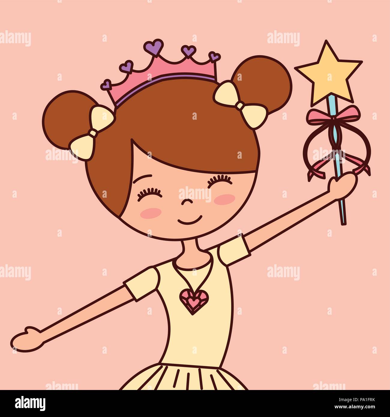 beautiful ballerinas ballet cartoon character Stock Vector Image & Art ...