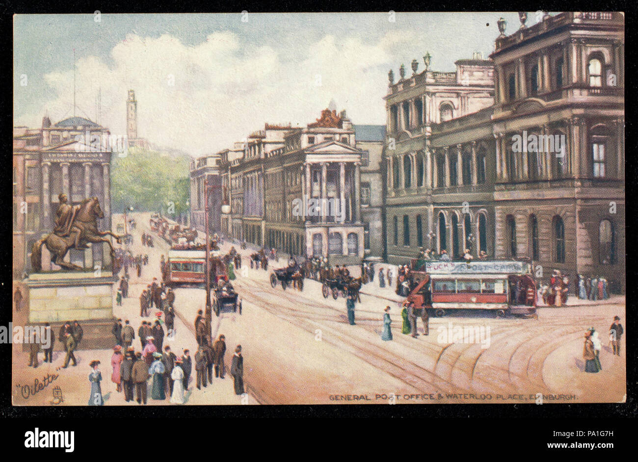 Waterloo place edinburgh hi-res stock photography and images - Alamy