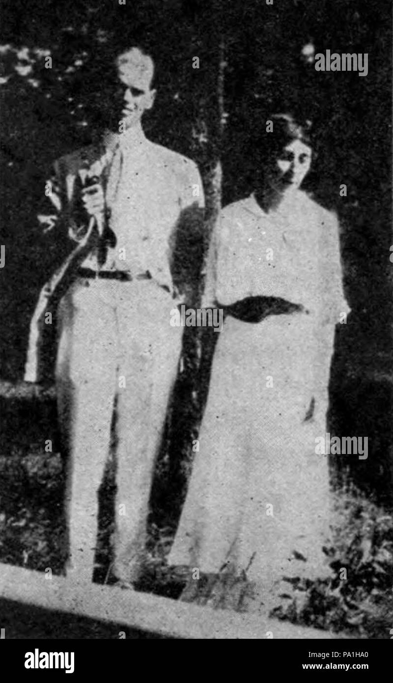 . English: George Fitch and his wife Clara Gattrell Lynn . 1918 ...