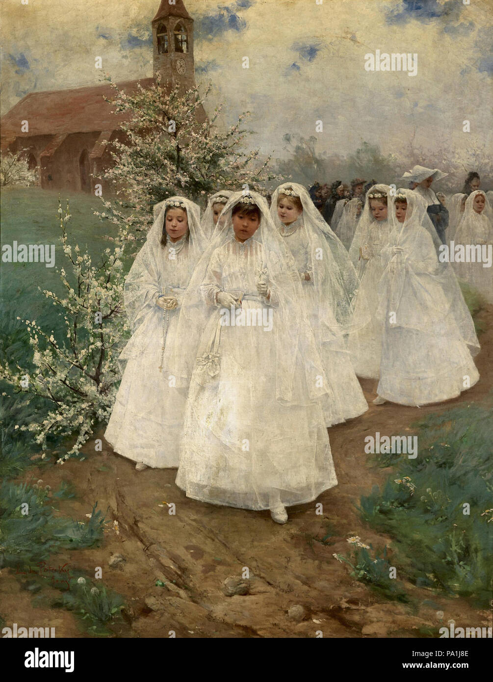 First communion painting hi-res stock photography and images - Alamy