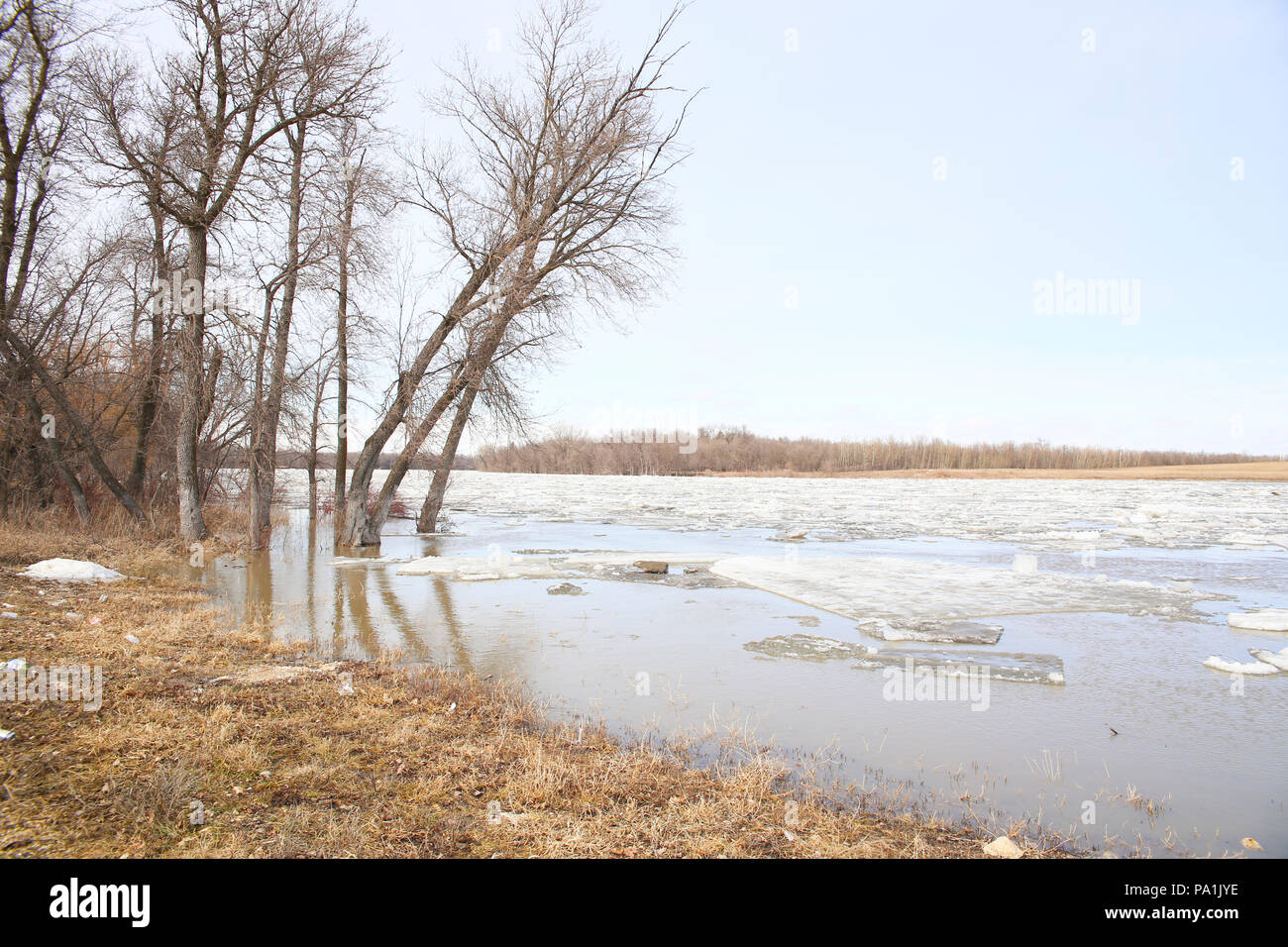 Early spring landscape river hi-res stock photography and images - Alamy