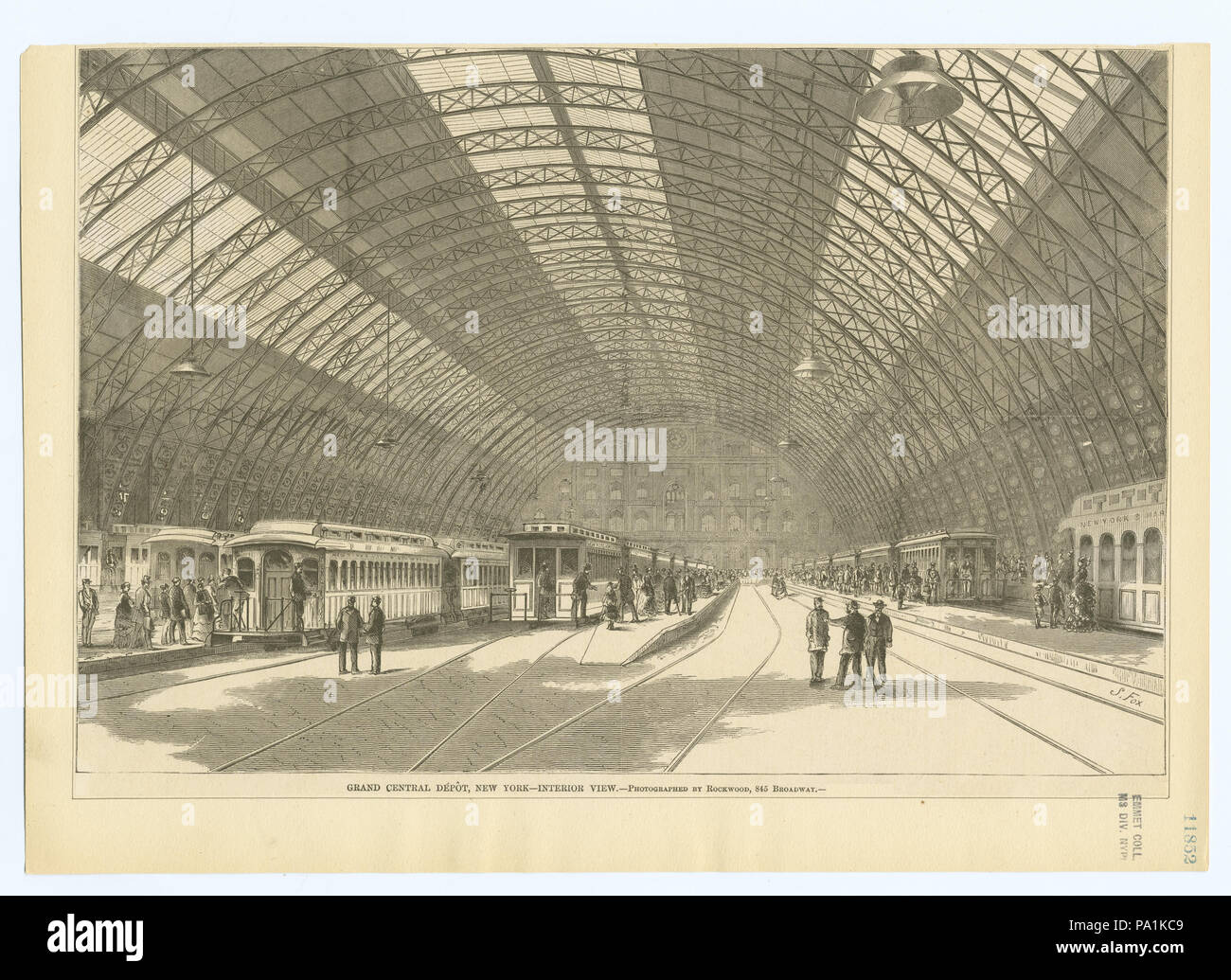 724 Grand Central Depot, New York, interior view (NYPL b13476047 ...