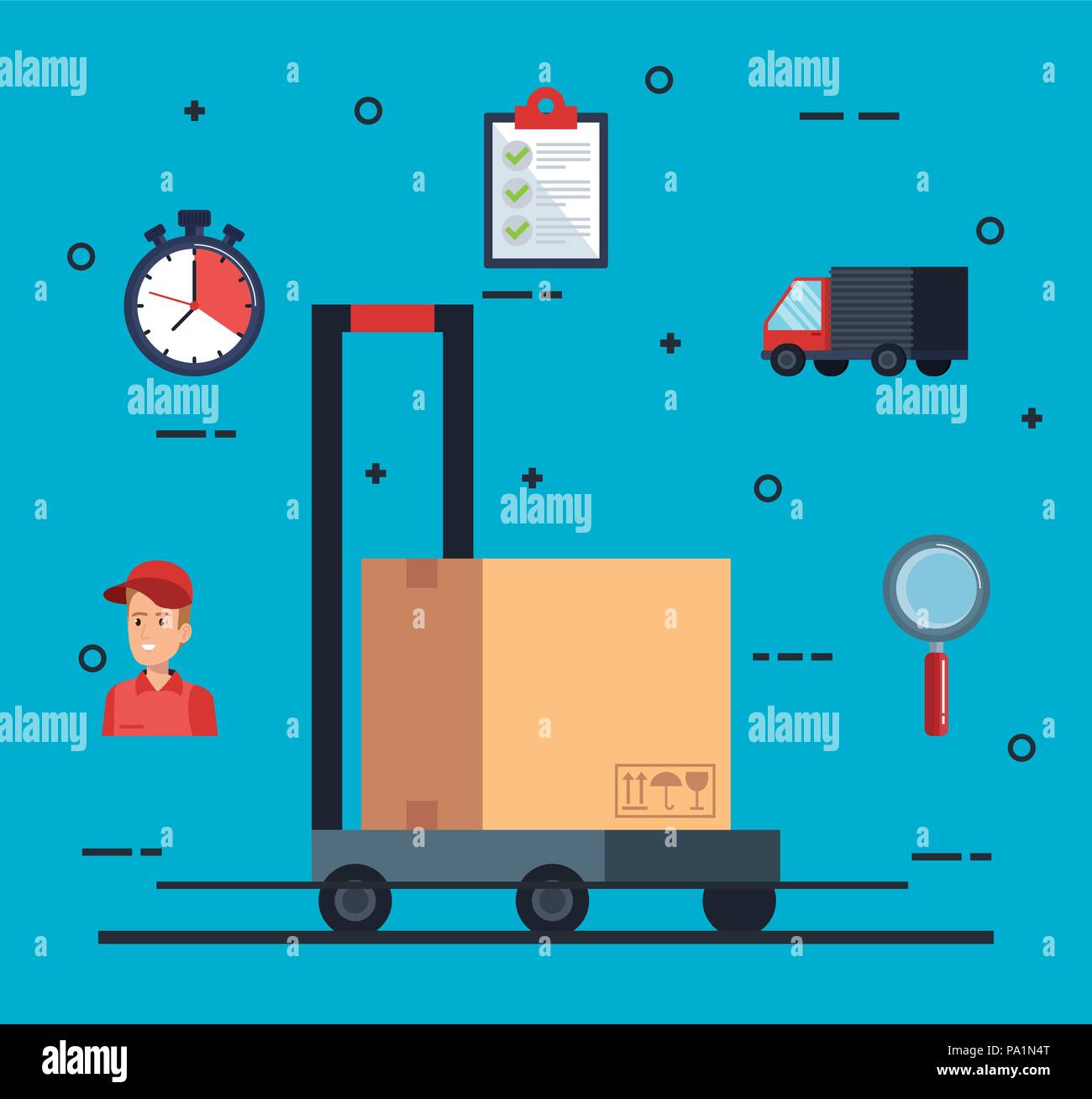 box delivery service icon Stock Vector Image & Art - Alamy