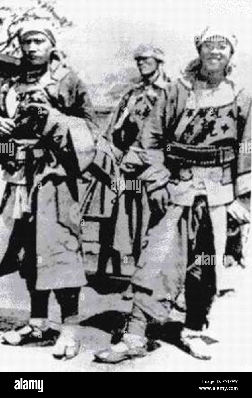 . English: Chinese Hui troops of the Kansu braves of the Qing Imperial ...