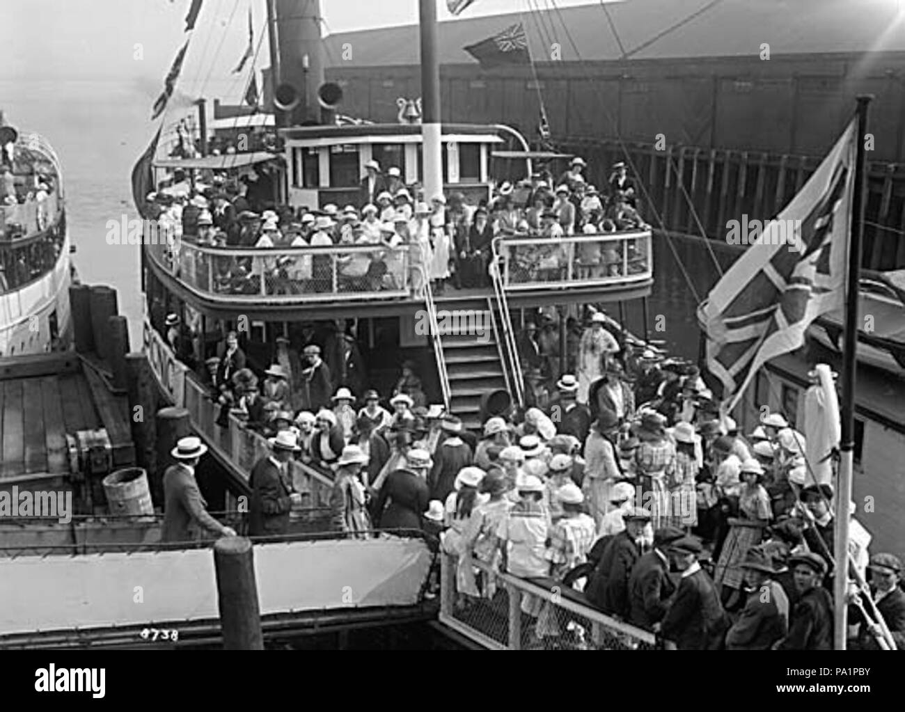 Tourism boat excursion Black and White Stock Photos & Images - Alamy